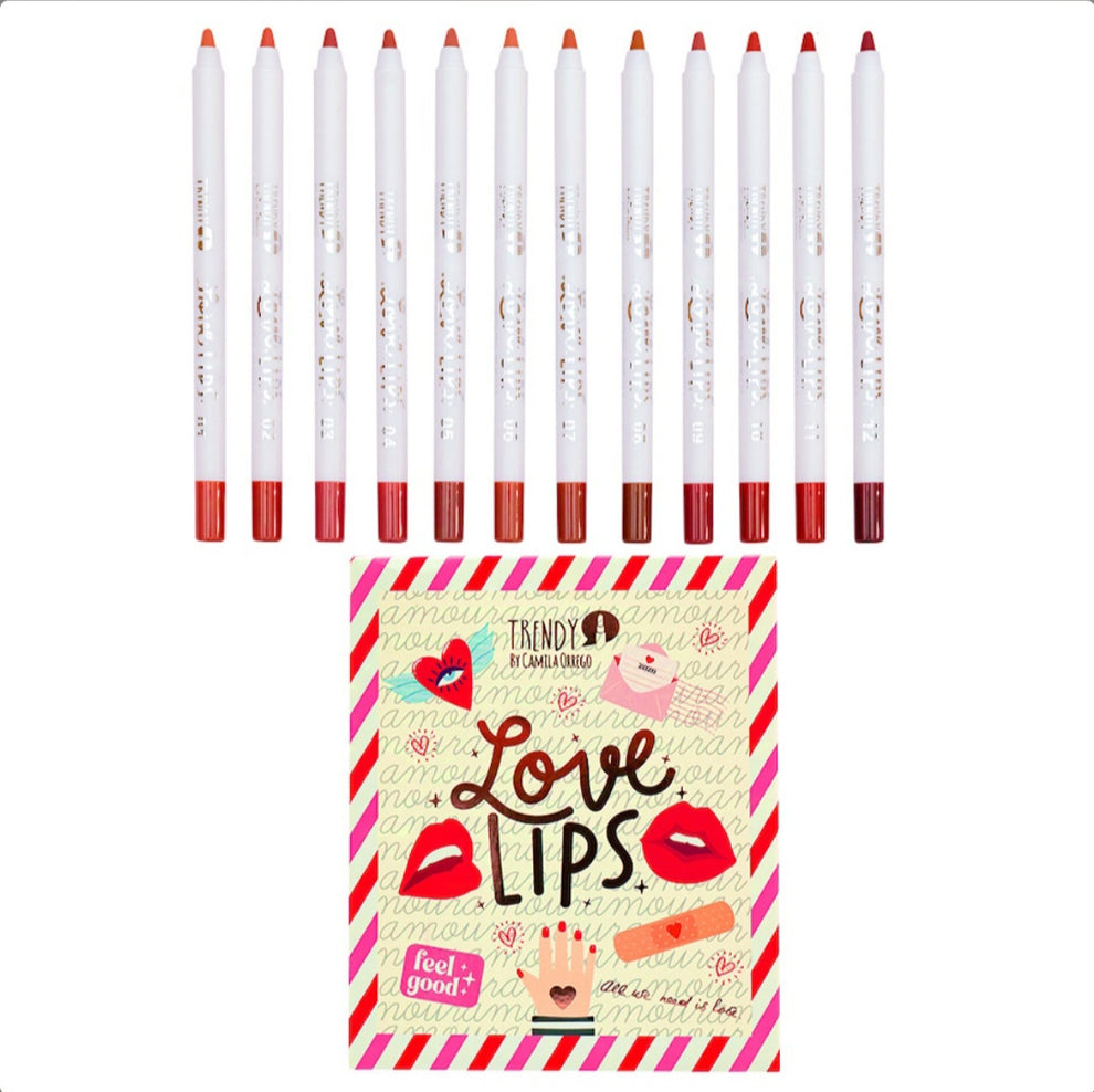 LÁPIZ CREYON PERFILADOR LABIOS LOVE LIPS – Tasha Shop